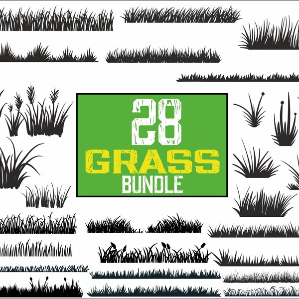 Grass Svg - Etsy