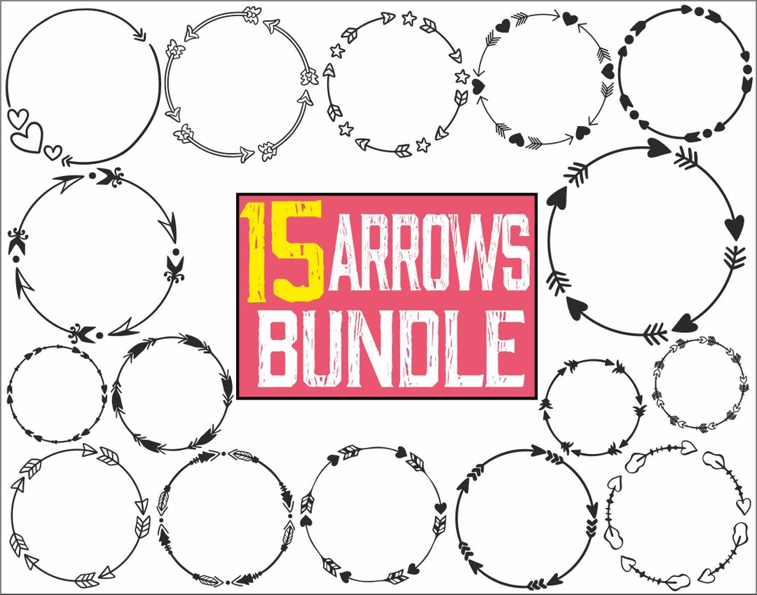 Circle Arrows Svg Arrow Bundle Svg Arrow Cut File Tribal - Etsy Ireland