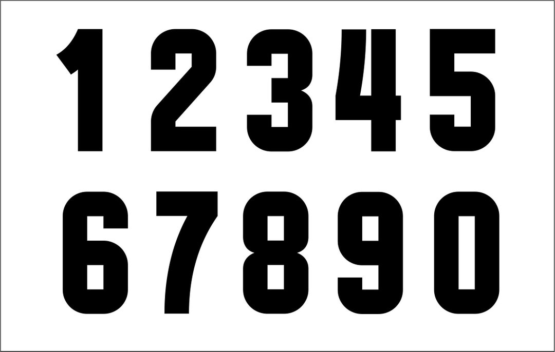 Numbers Svg First Birthday Svg One Svg Two Svg Three Svg - Etsy Canada