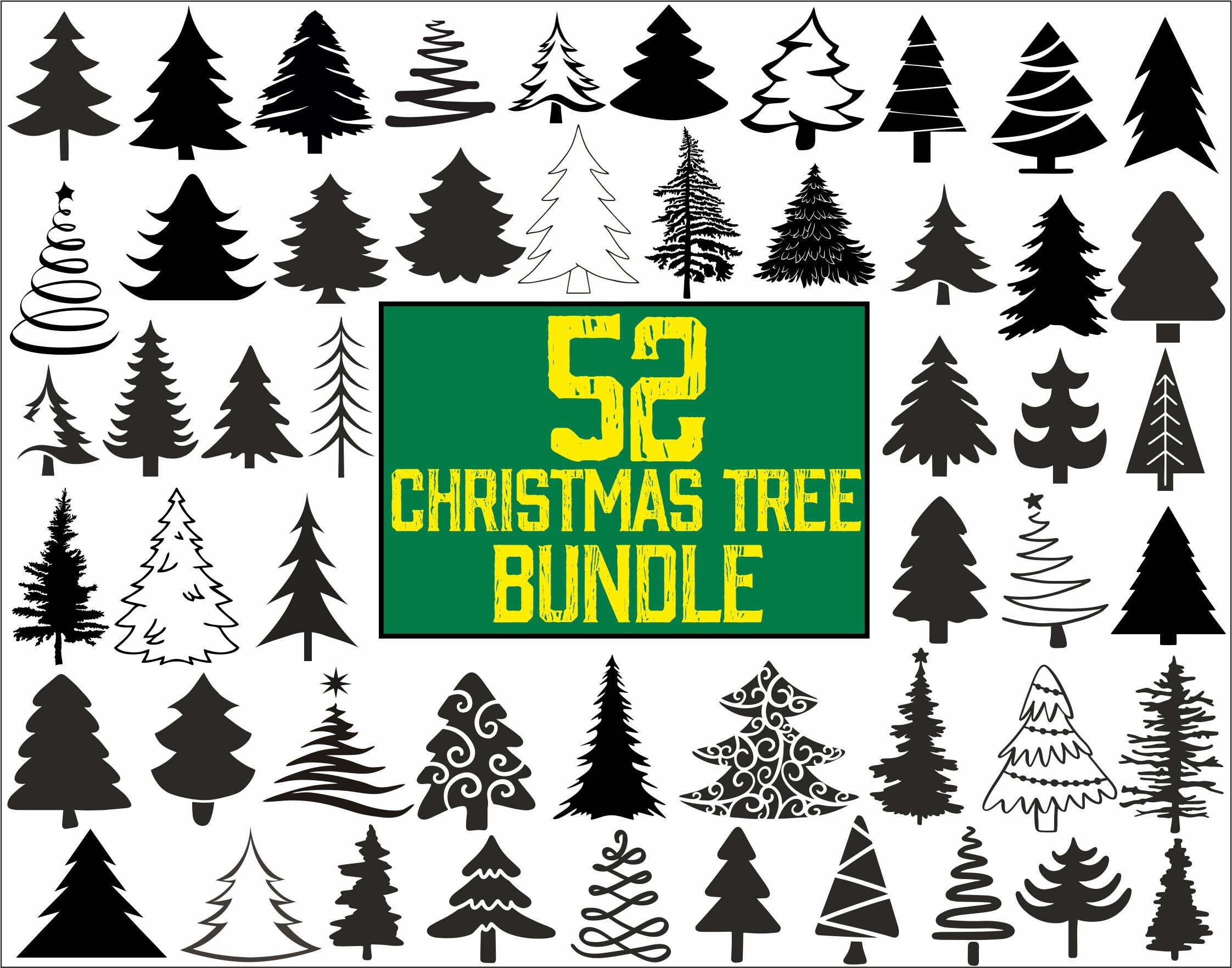 PINE TREE SVG Christmas Tree Svg Forest Svg Tree Svg Pine | Etsy