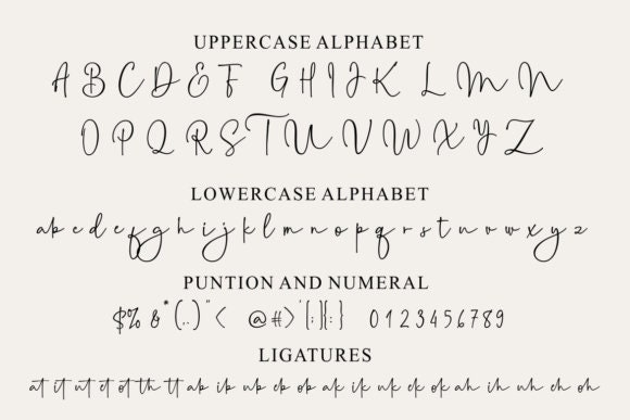 Gratitude Font, Cursive Font Bundle, Script Fonts, Canva Font ...