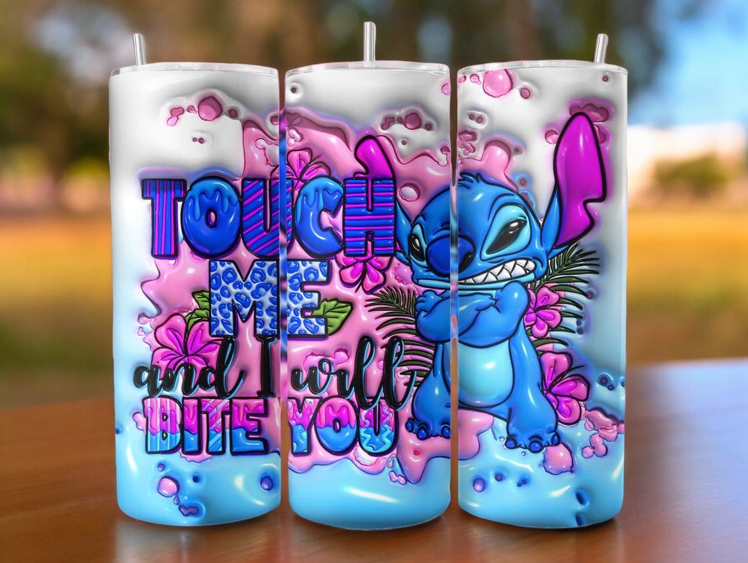 Stitch Tumbler PNG, Gift for Son, Gift for Her, 20oz Skinny Sublimation ...