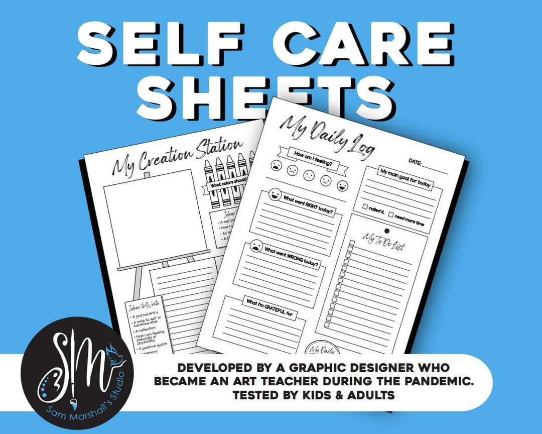 Self Care Sheets - Etsy