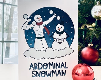 Abdominal Snowman - Etsy