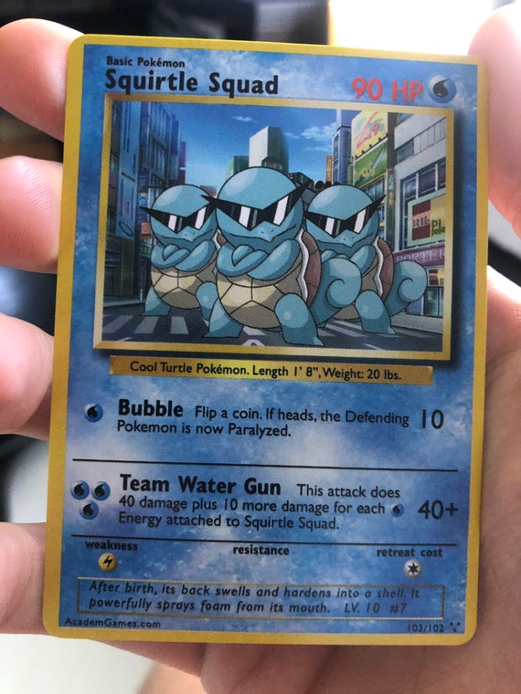 Squirtle Pokemon Card