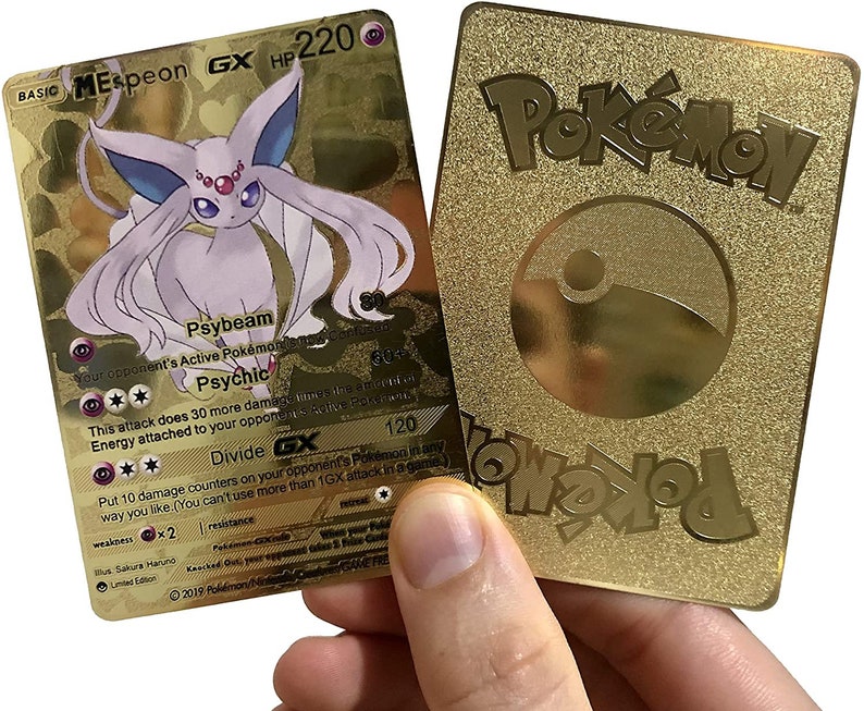 Mega Espeon GX Custom Metal Pokemon Card - Etsy UK