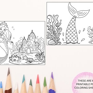 Mermaid Coloring Sheets, Mermaid Coloring Pages, Under the Sea ...