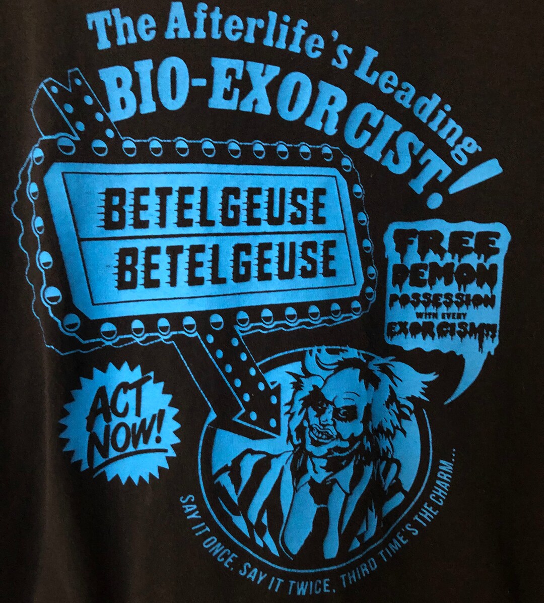 Beetlejuice: Hilarious Black Beetlejuice Beteljuice Bio-exorcist Parody ...