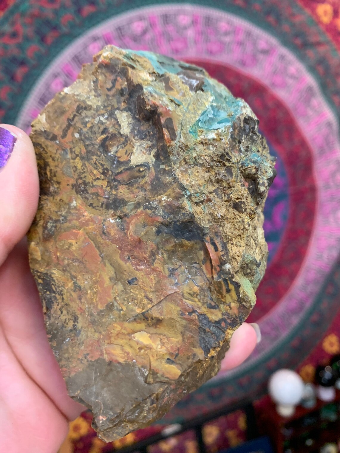 Kaleidoscope Jasper Rough Slab Jasper American Seller Fast | Etsy