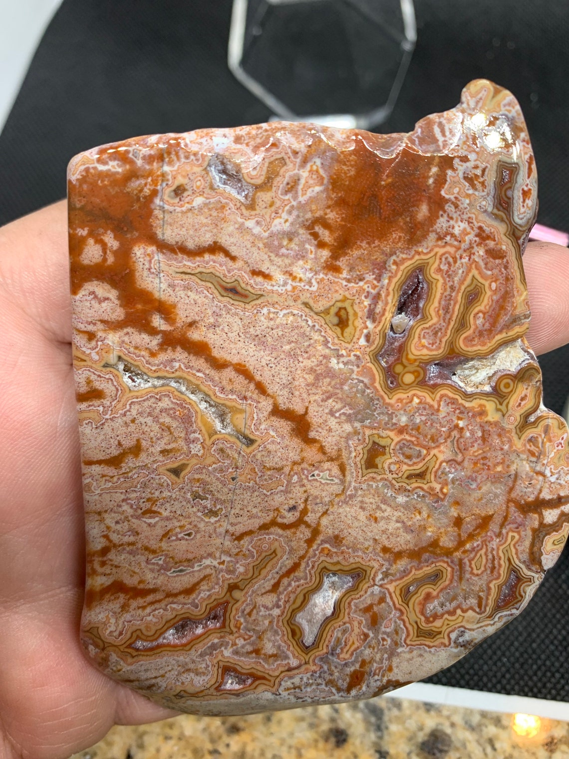 Dryhead Agate Display Slab de Montana American Seller Fast | Etsy