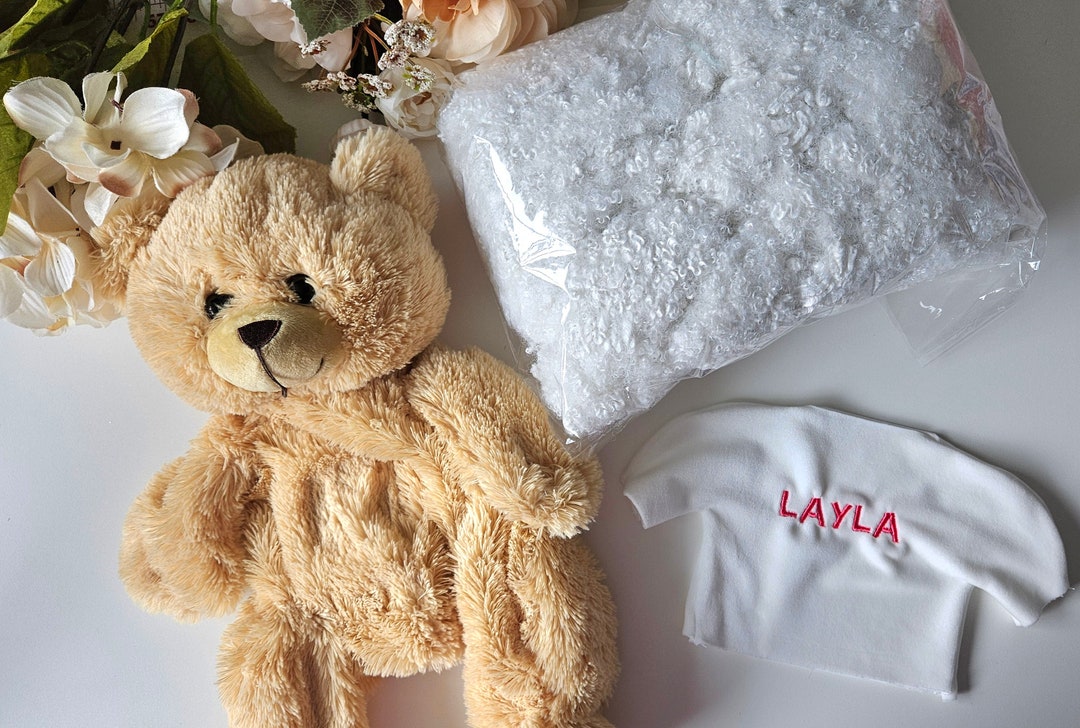 KIT Plush Bear Toy 16 Inches Skin, Stuffing and Personalized Tshirt ...