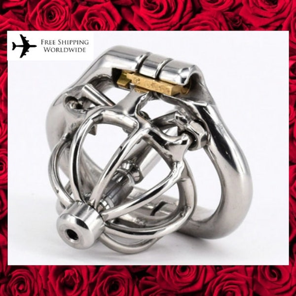 Chastity Cage Urethral Tube Stainless Steel Adult Sex Toy Adult Penis