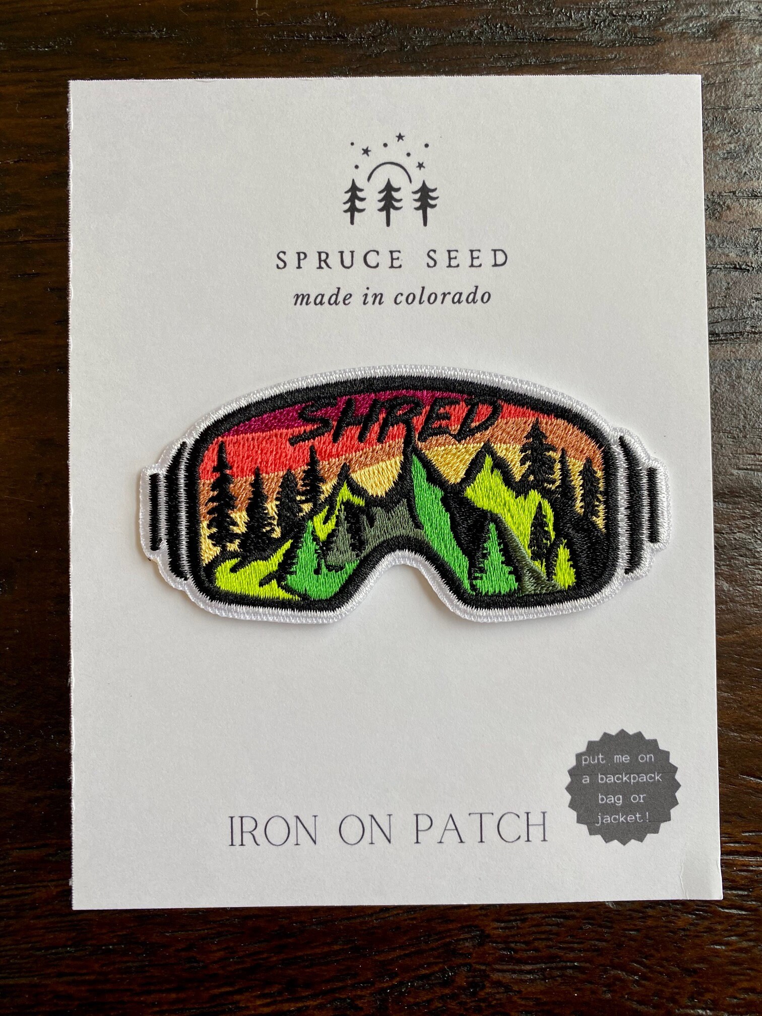 Patch- Embroidered SHRED- Iron on Patch - Etsy
