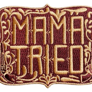 Mama Tried Embroidered Iron-on Patch – Country Western Style - Etsy
