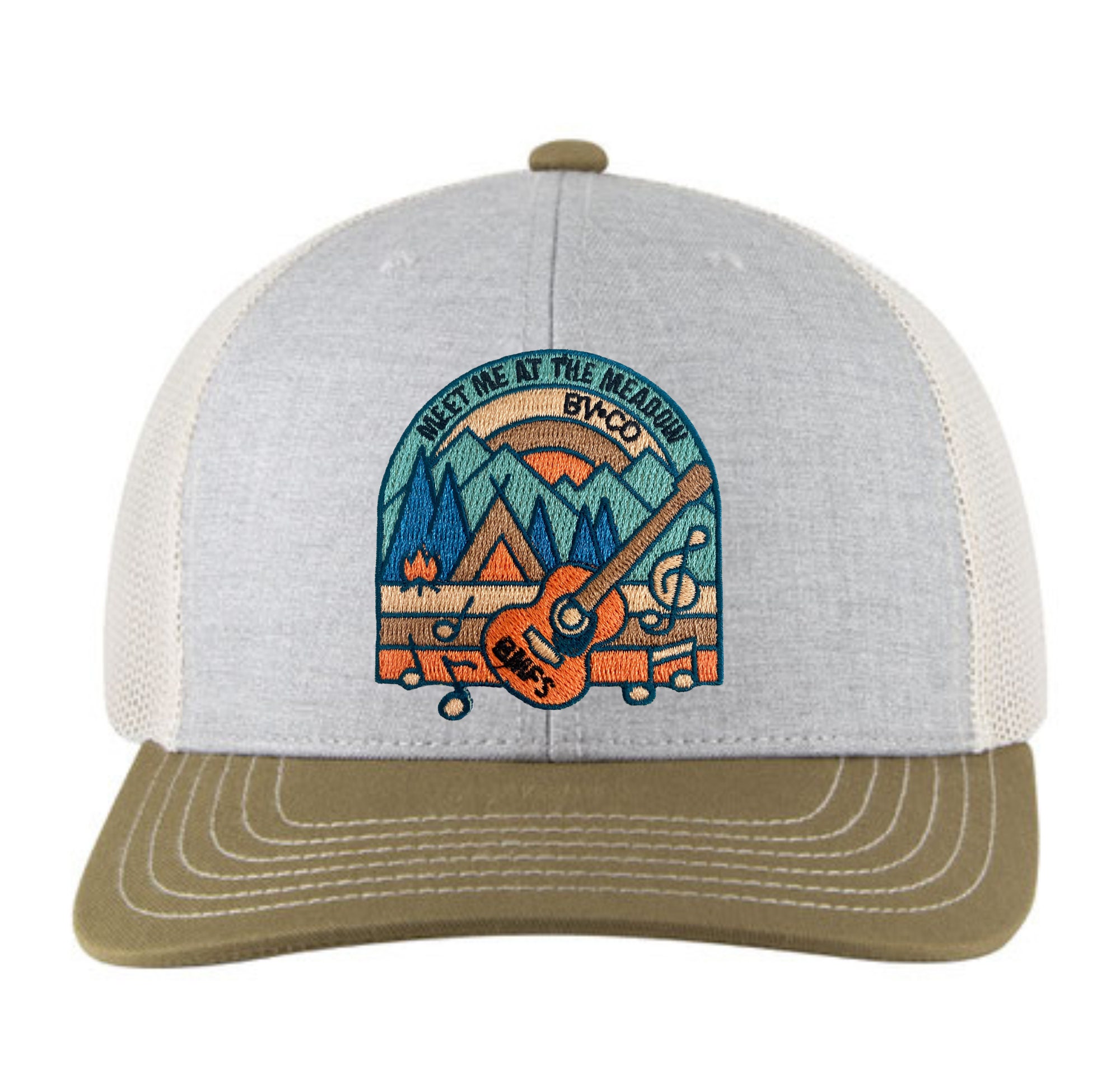 BMFS Trucker Hat Billy Strings Fan Art Unisex Grey or Taupe Baseball ...