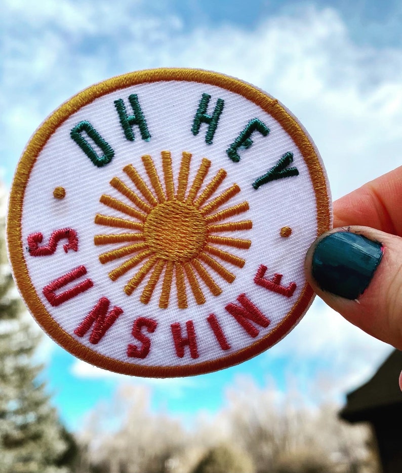 Oh Hey Sunshine Patch Kids Trucker Hat Youth Trucker Hat Embroidered ...