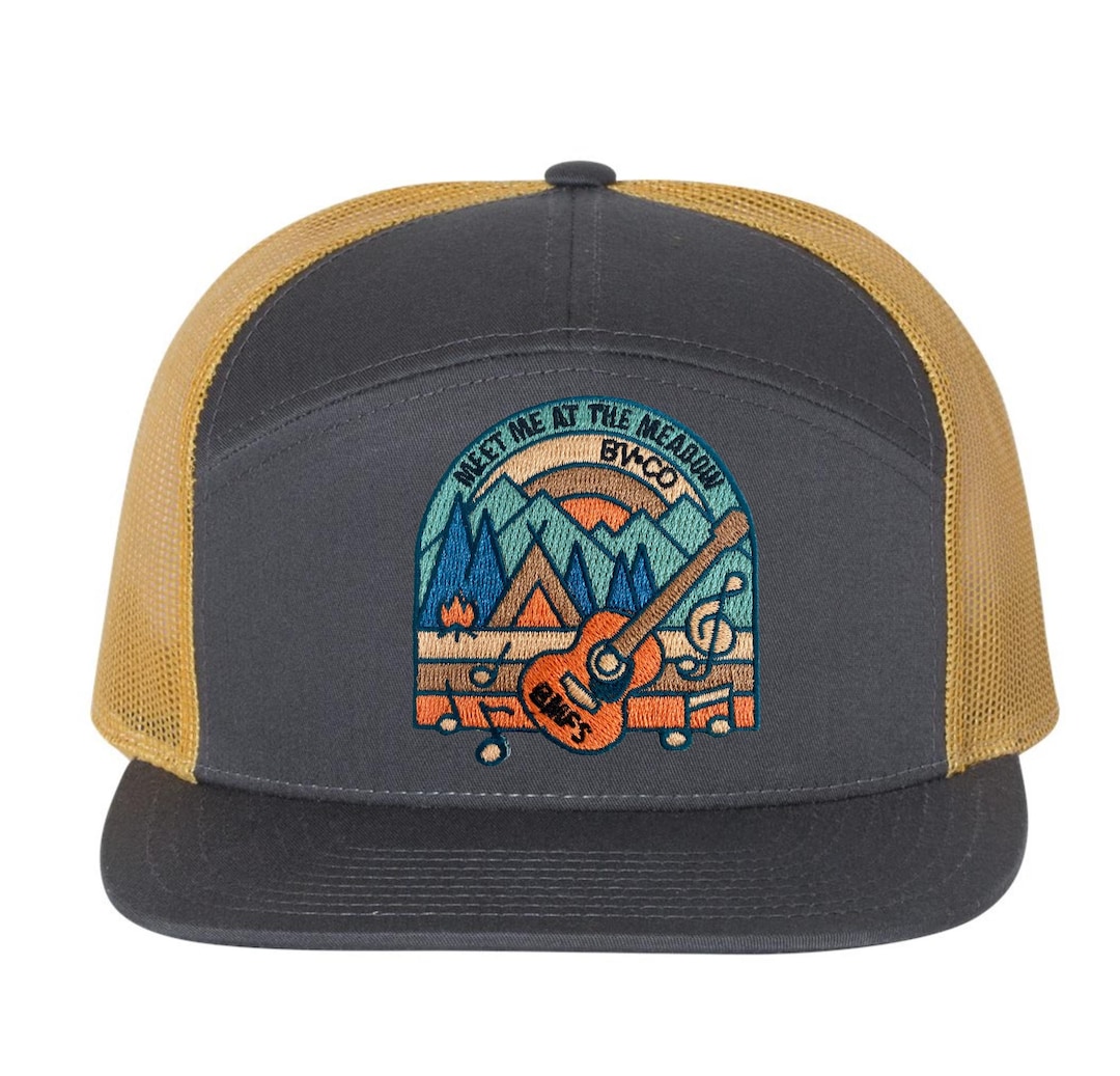 BMFS Embroidered Trucker Hat – Billy Strings Fan Art, Festival Snapback ...