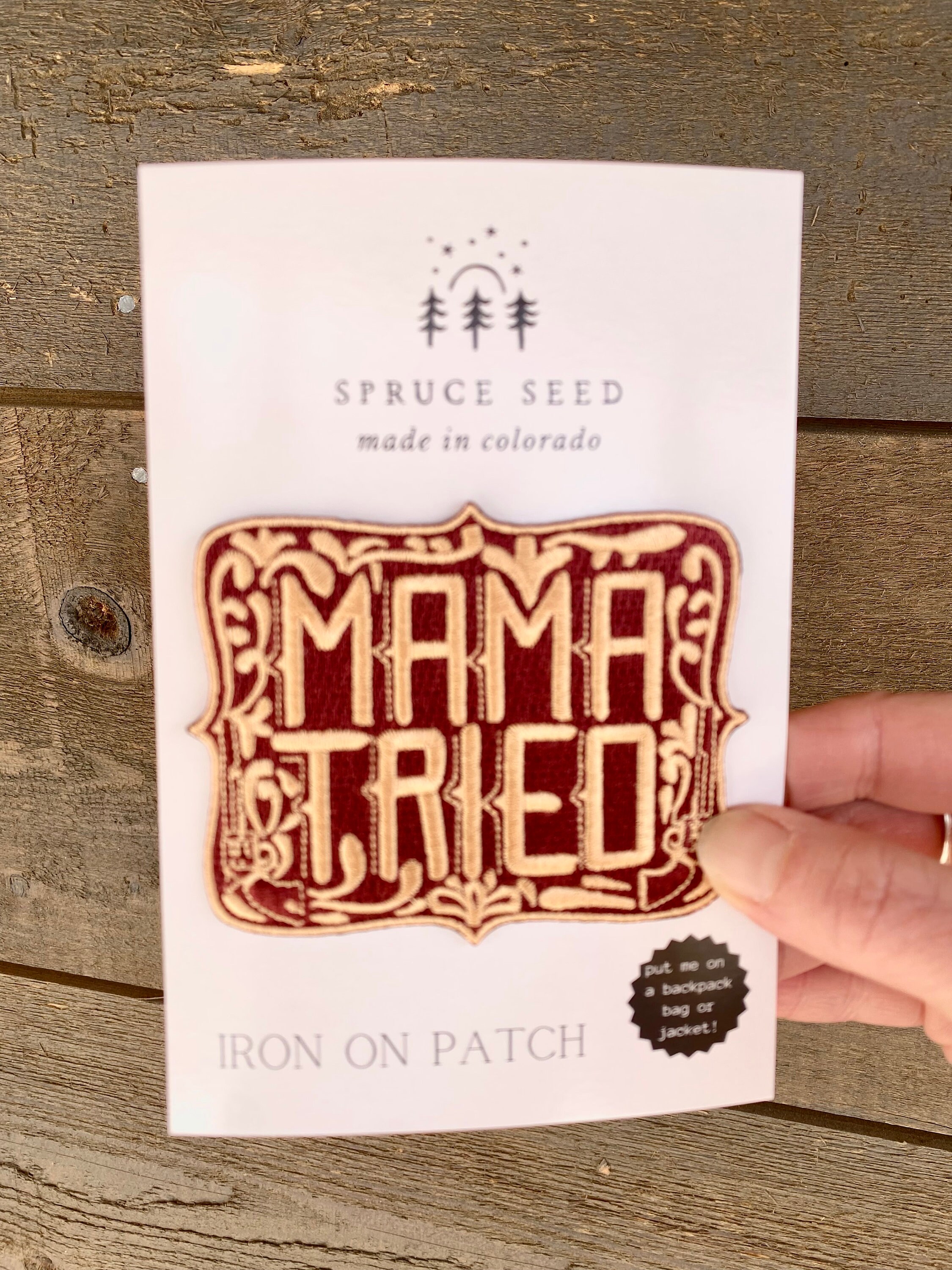 Mama Tried Embroidered Iron-on Patch – Country Western Style - Etsy