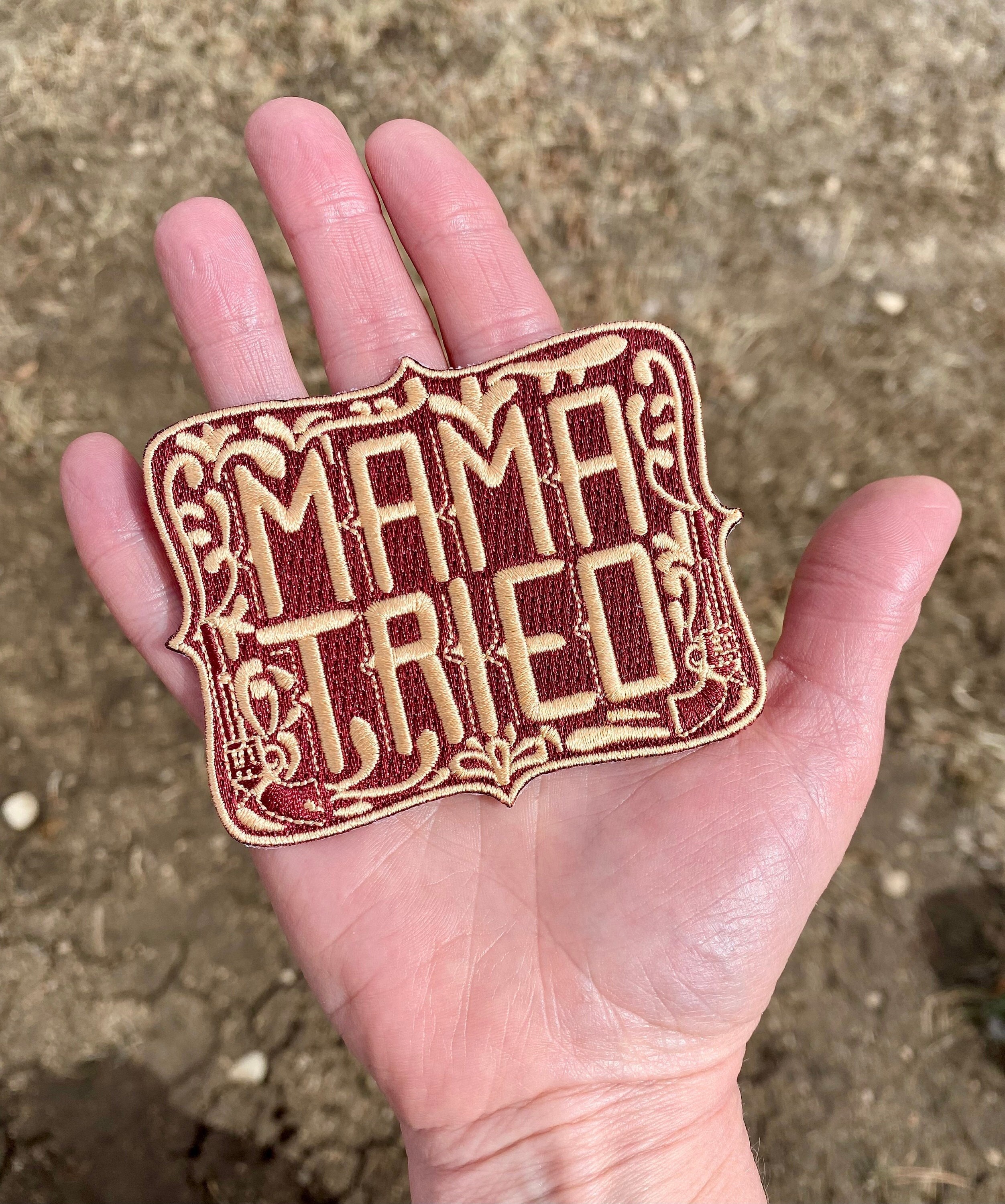 Mama Tried Embroidered Iron-on Patch – Country Western Style - Etsy