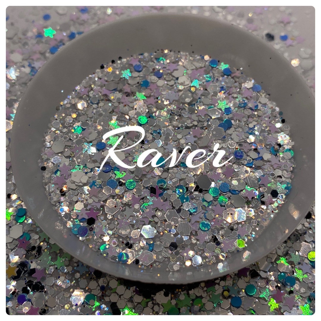 Raver: Color Shifting Star Hybrid Chunky Sequins Glitter Mix, Multi ...