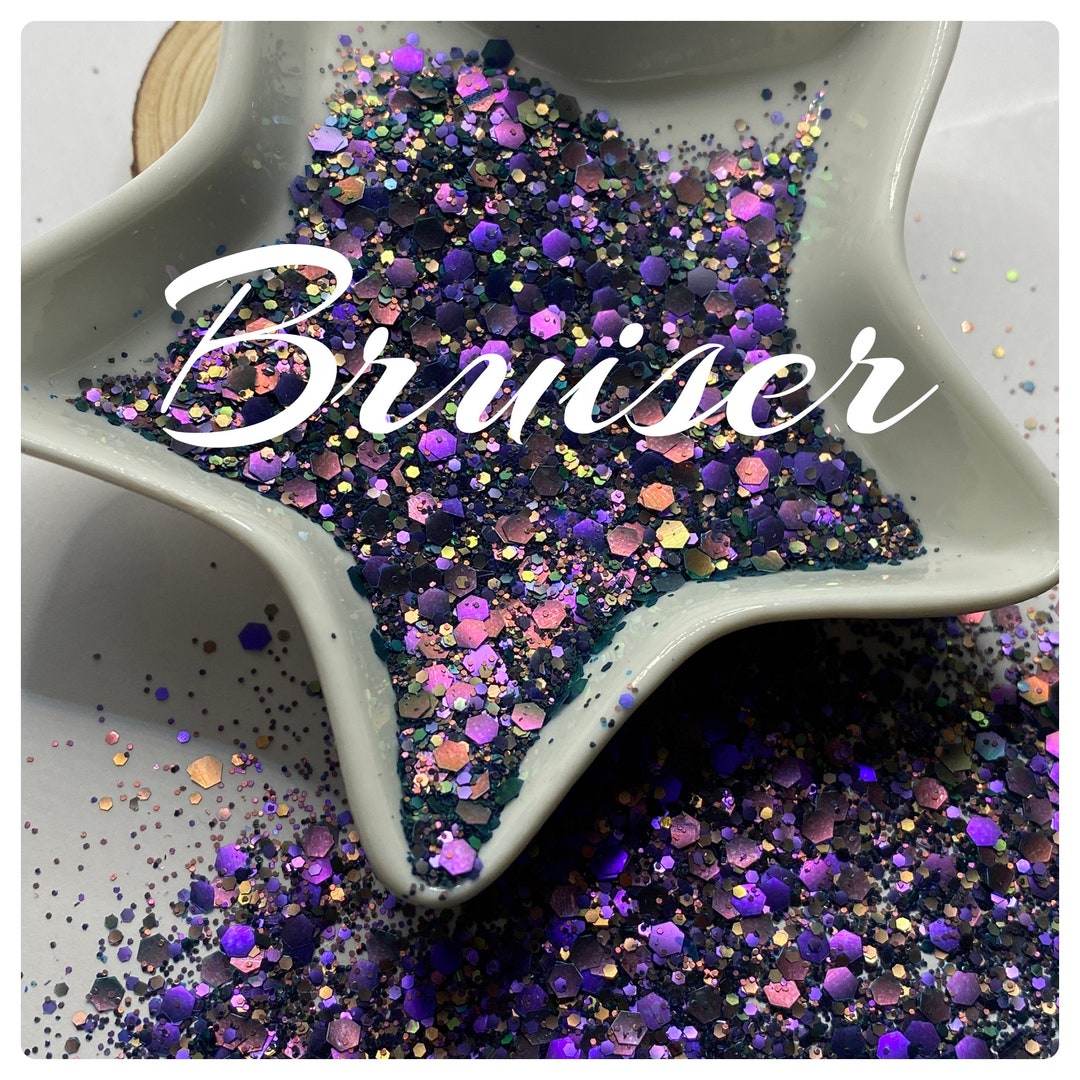 Bruiser: Chameleon Electroplated Chunky Glitter Mix, Crafting Supplies ...