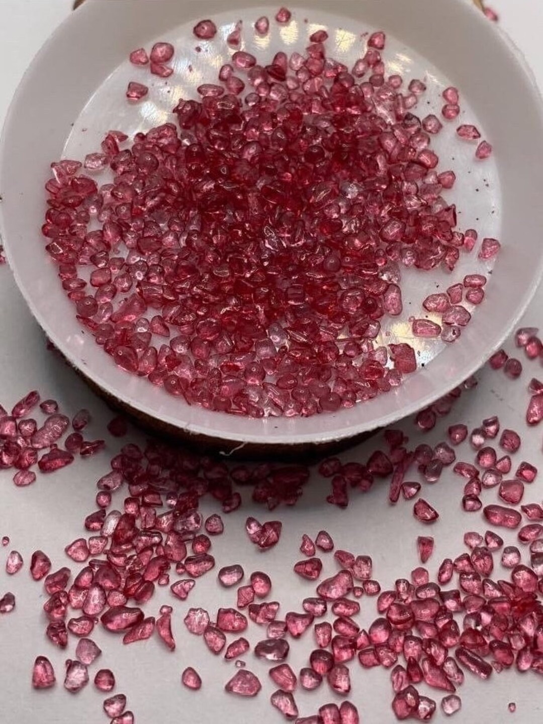 Red Freeform Glass: Resin & Candle Making Filler (20g) - Etsy