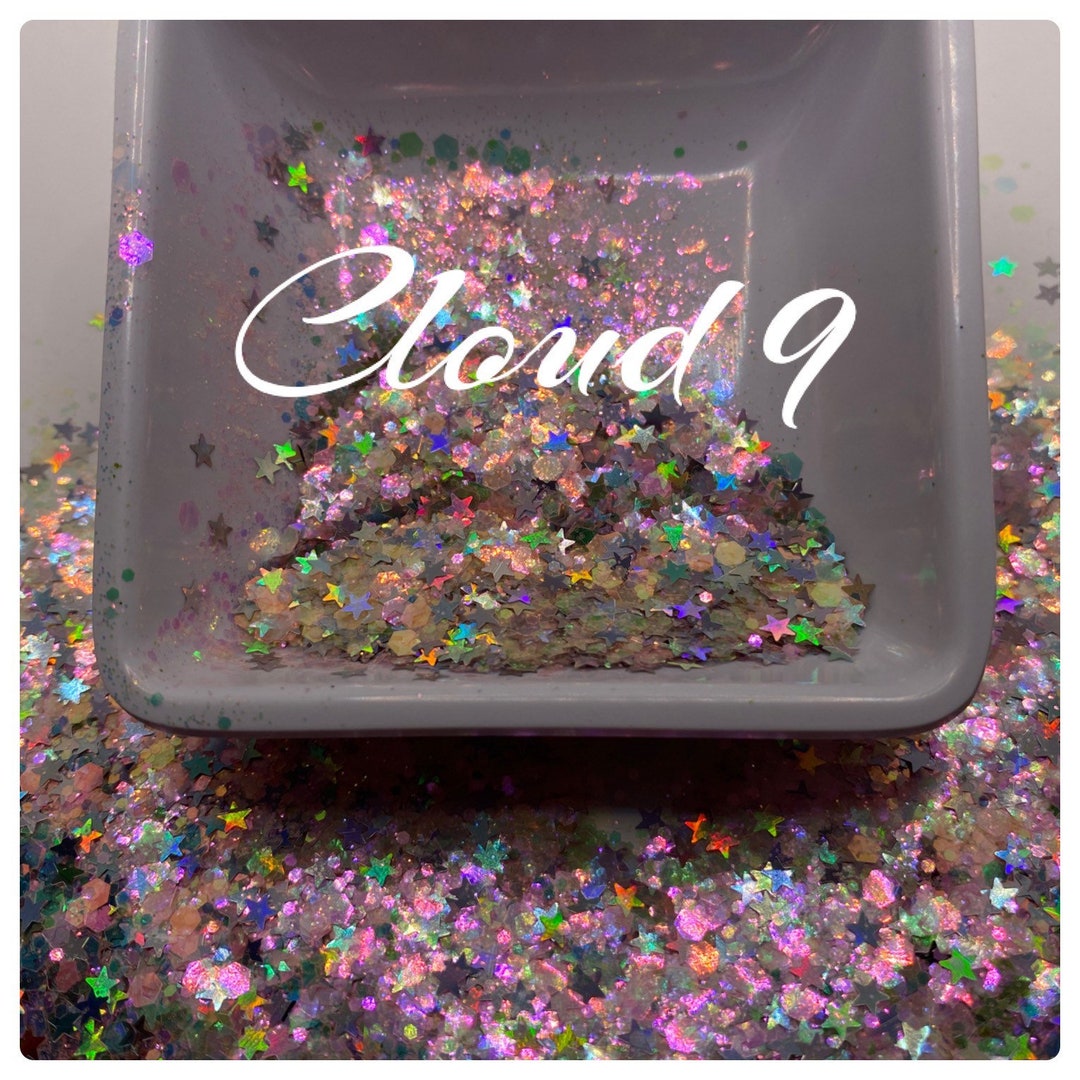 Cloud 9: Color Shifting Chunky Sequins Glitter Mix, Multi Holo Color ...