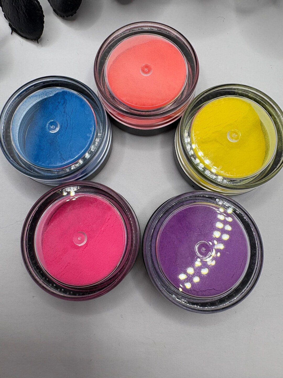 5 Color UV Glow Mica Powder Bundle, Mica for Additives in Crafting, 5g ...