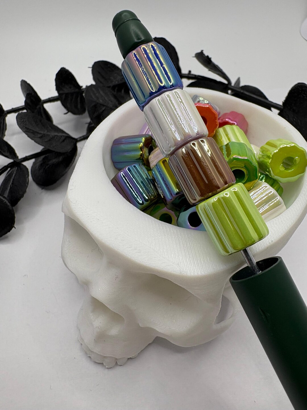 Cylinder Tube Multi Color Bead, Acrylic 12mm Beads for Pens, Beading ...