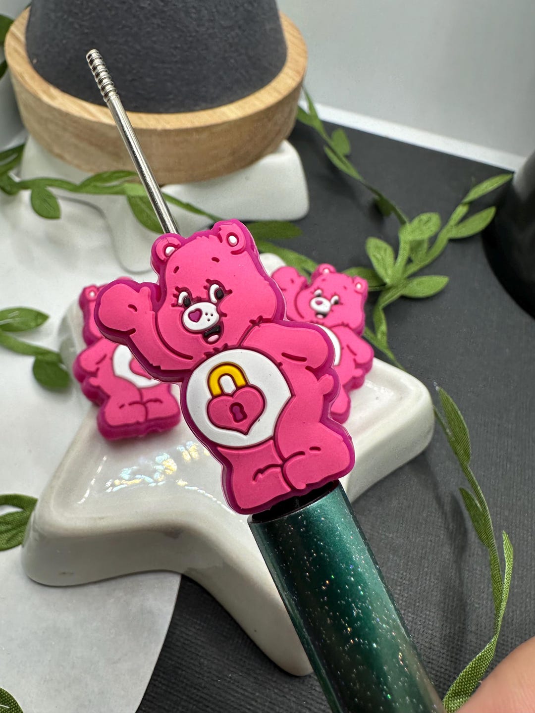 Care Bear Secret Bear Silicone Focal Bead, Silicone Bead, Silicone Bead ...