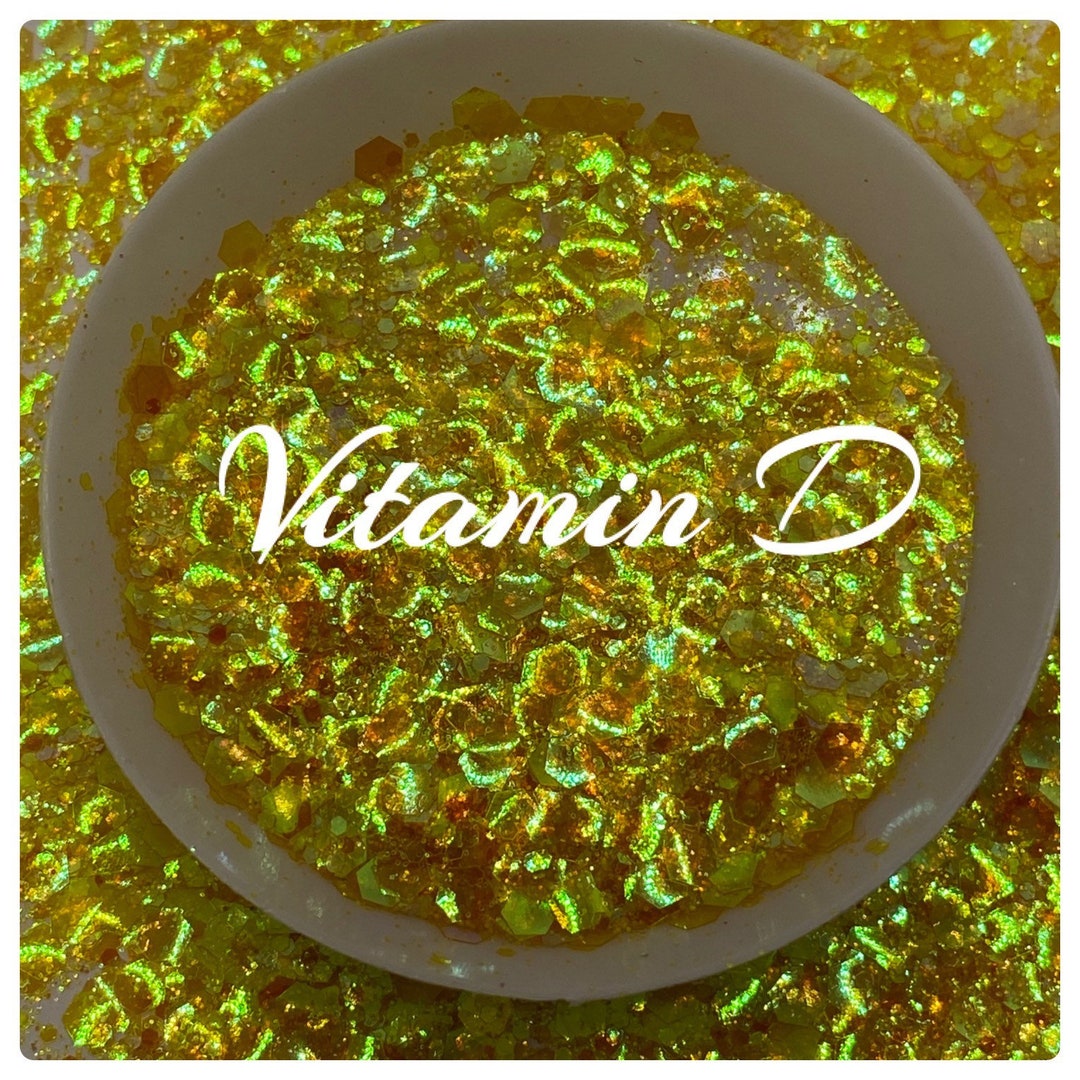 Vitamin D: Chameleon Holo-chunky Glitter Mix, Crafting Supplies Glitter ...