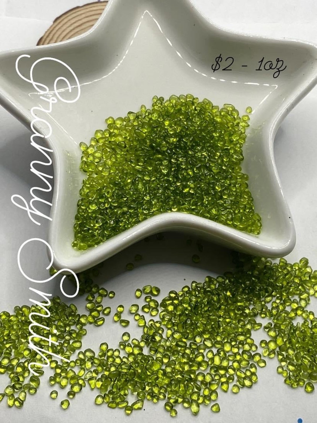 Granny Smith Green Freeform Glass: Resin & Candle Making Supplies (1oz ...