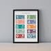 Numbers Educational Poster - Counting Art Kids - Kindergarten Wall Art ...