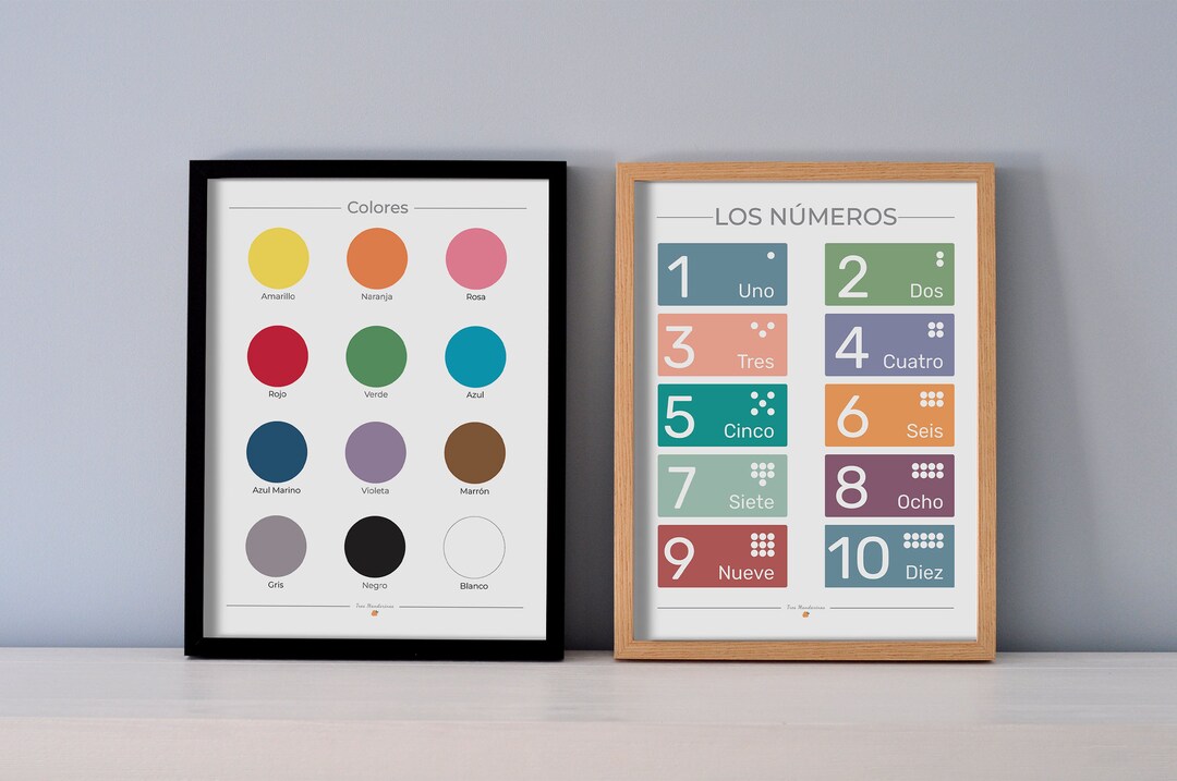 Colors and Numbers in Spanish. Colors and Numbers in Spanish. Set of 2 ...