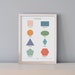 Geometric Shapes Educational Poster in Spanish - Montessori Poster ...