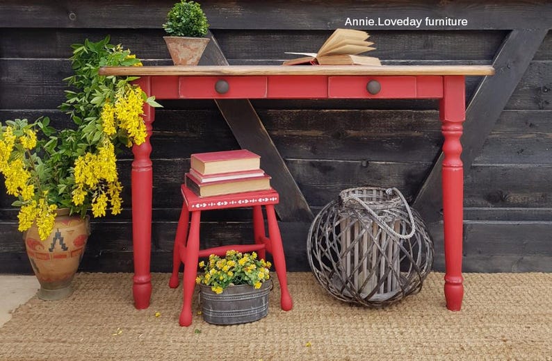 Dixie Belle Paint | Honky Tonk Red | Bright Red Paint | Chalk Mineral ...