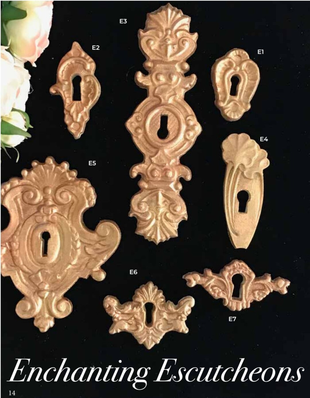 Furniture Moldings Efex Keyholes Escutcheons Furniture - Etsy