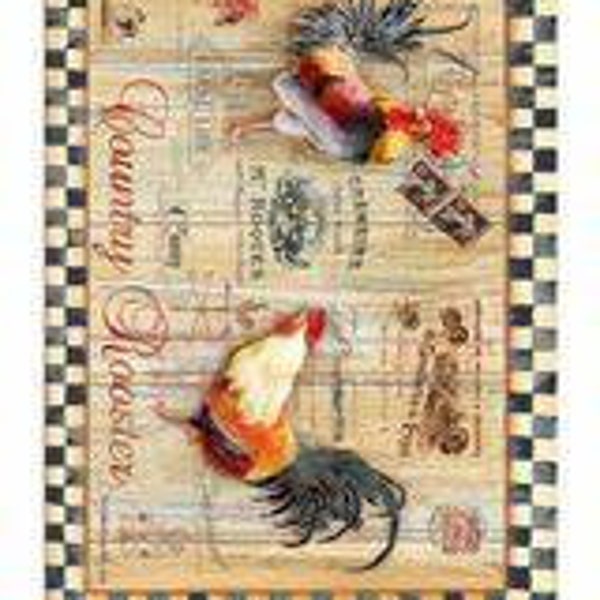 Rooster Rice Paper - Etsy