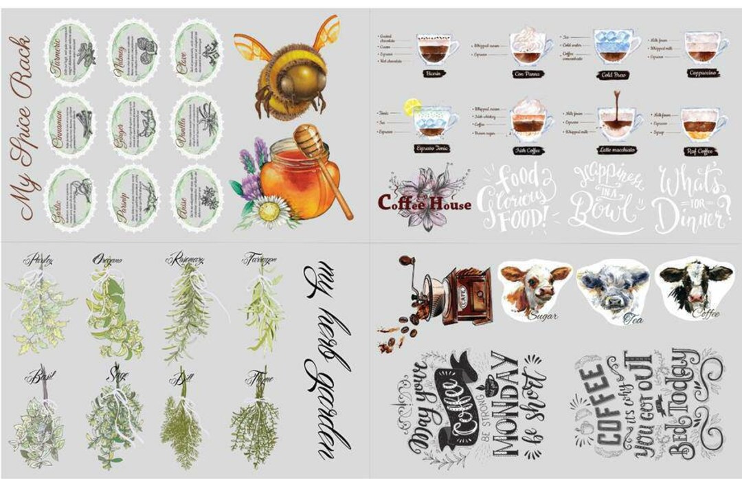 Furniture Transfers | My Kitchen Rules | Hokus Pokus - Etsy
