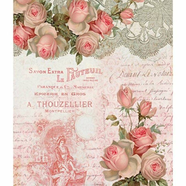 Floral Rice Paper Decoupage - Etsy