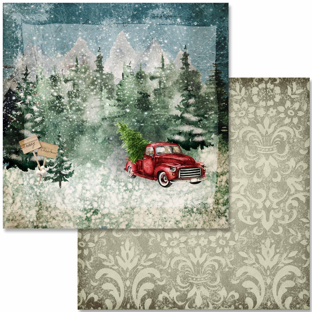 Scrapbook Paper Pack | Decoupage Queen | Christmas Collection Scrapbook ...