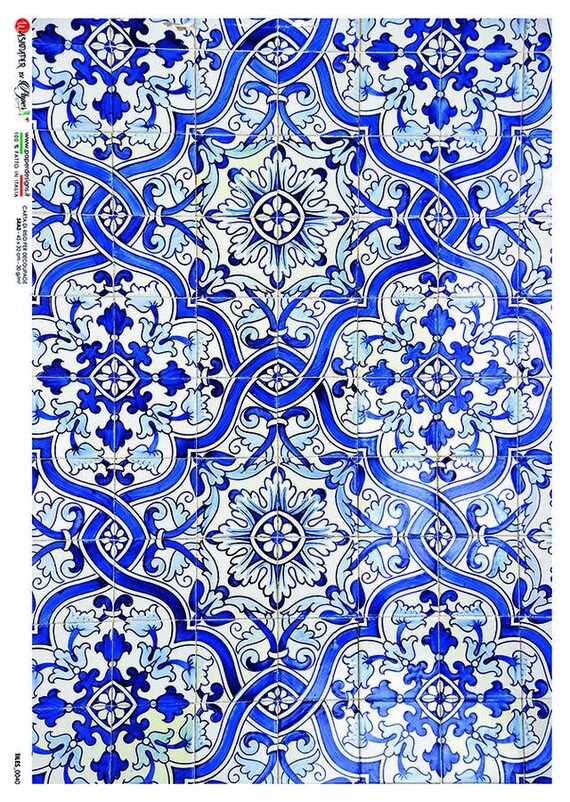 Paper Designs Decoupage Paper Tile 0040 A4 A3 - Etsy