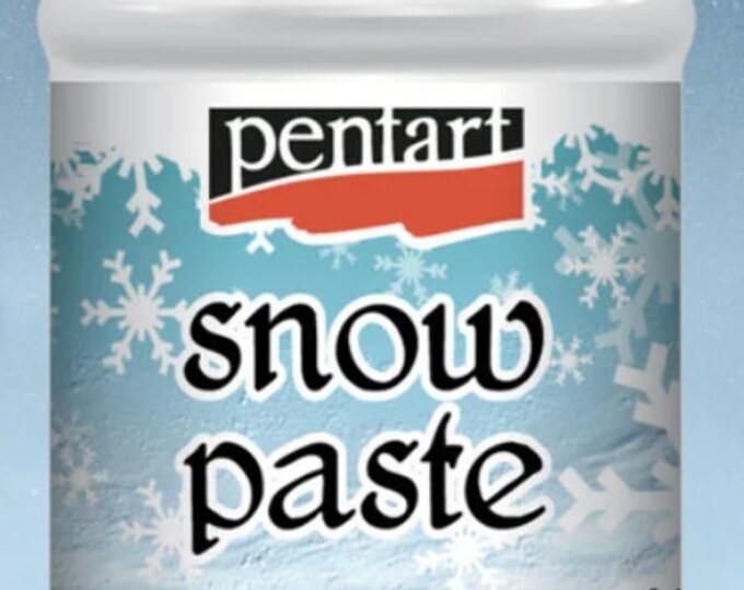 Snow Paste Pentart 100 Ml - Etsy