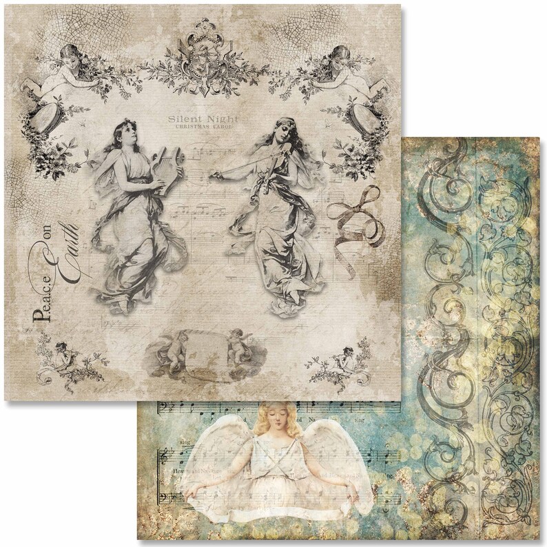 Scrapbook Paper Pack | Decoupage Queen | Christmas Collection Scrapbook ...