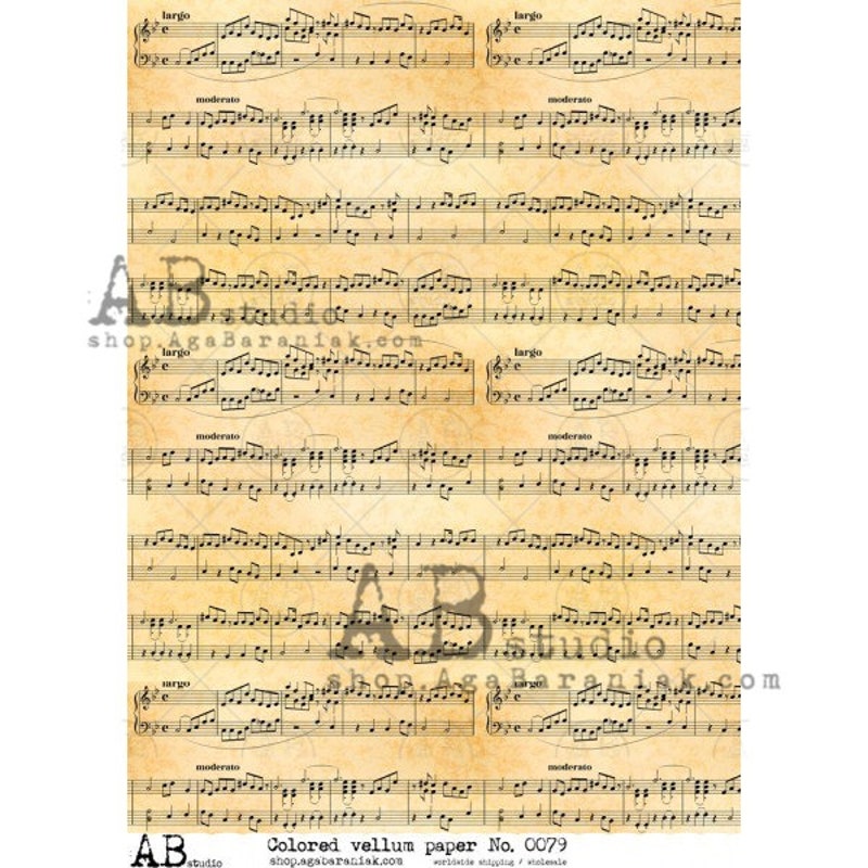 Music Decoupage - Etsy