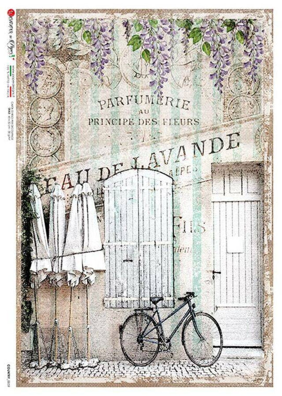 Rice Paper | Decoupage Paper | Paper Designs Decoupage Paper - Country ...