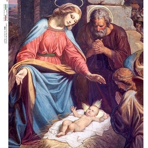 Decoupage Rice Paper | Nativity | PD Cult 0147 | Paper Designs | Decor ...