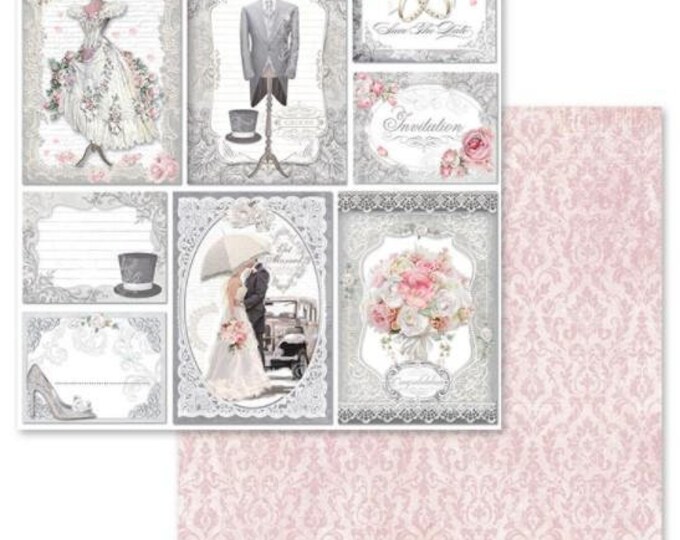 Scrapbook Paper Pack | Wedding Collection | Stamperia | 12"x12" - Etsy