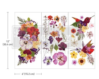 Furniture Transfer Delicate Roses Rub on Furniture Transfer Redesign ...