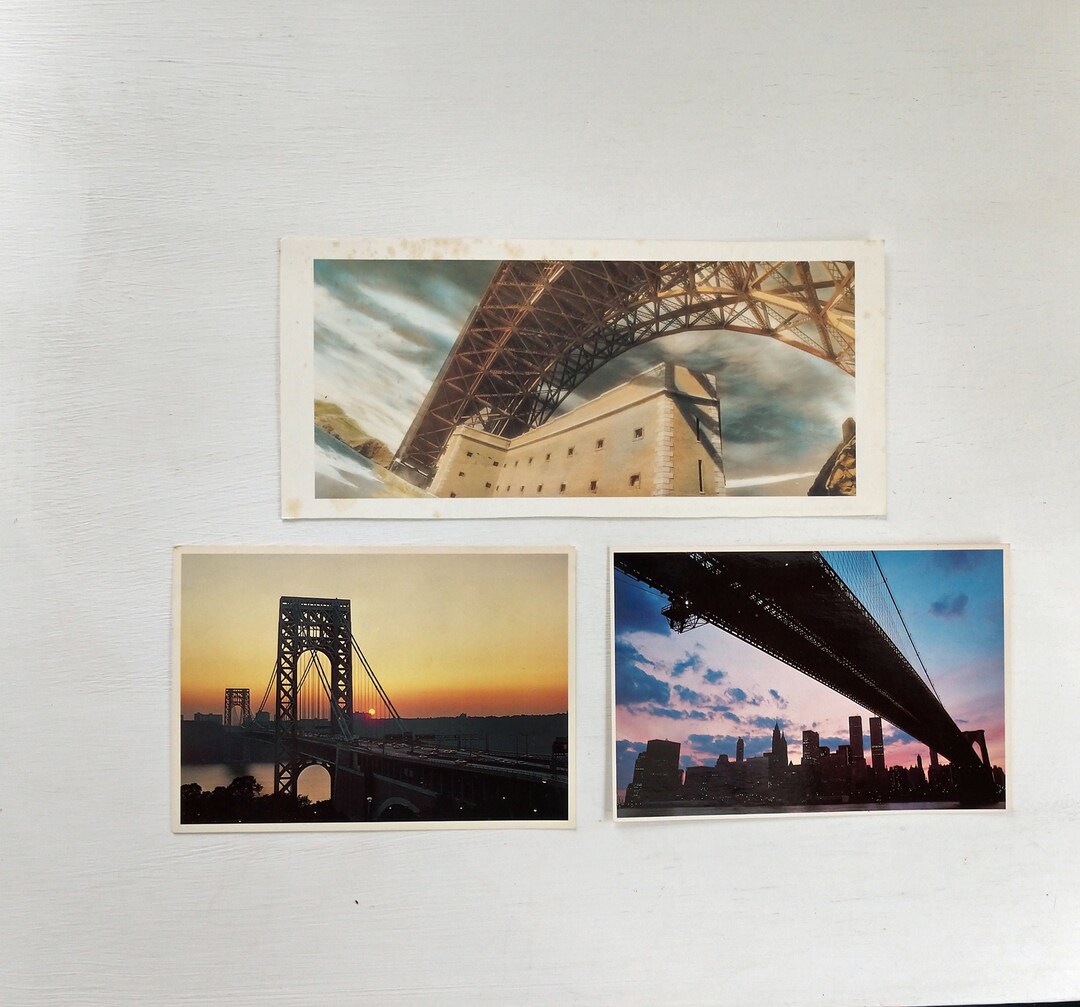 Bridge Postcards Including Twin Towers - Etsy